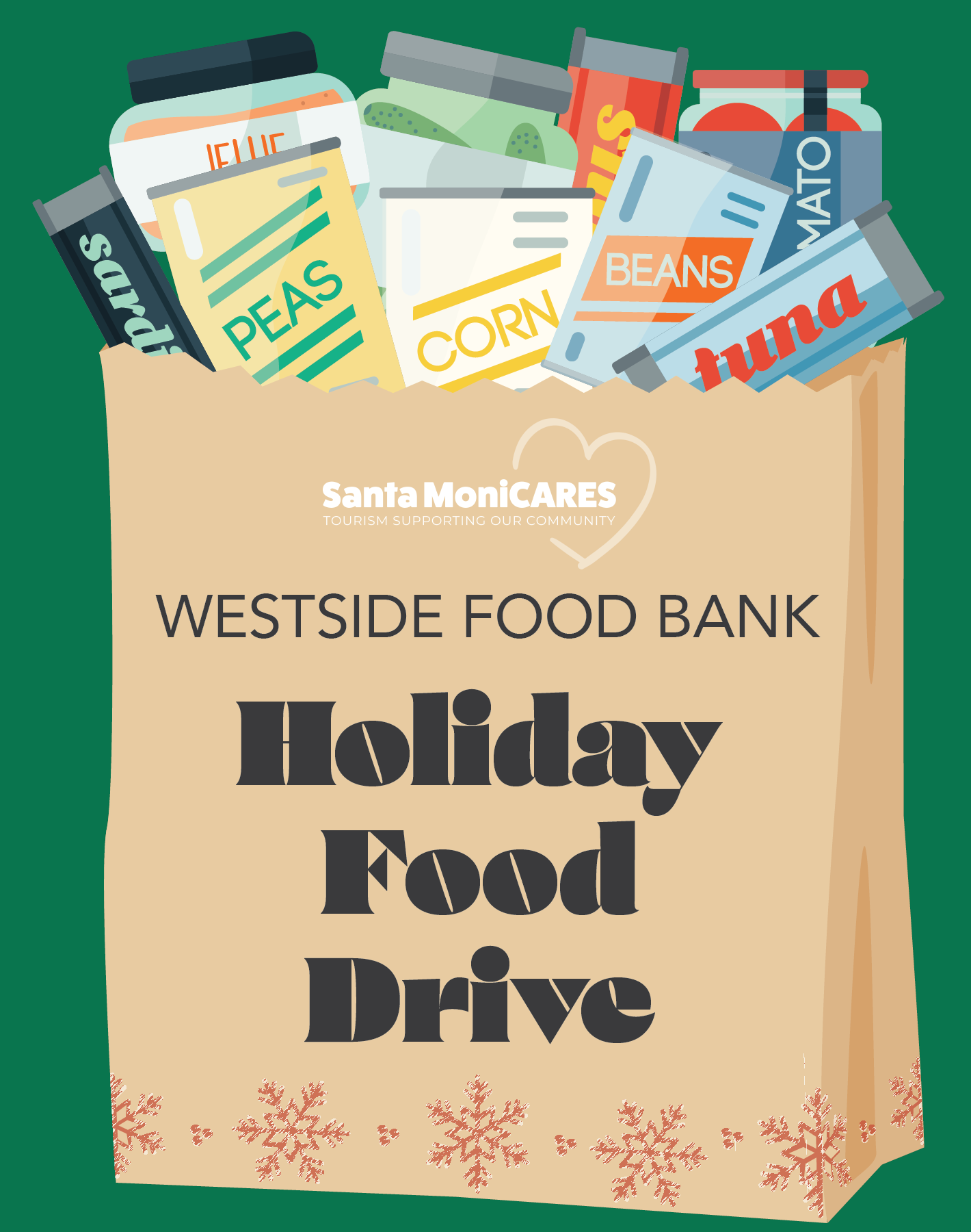 Holiday Food Drive | Santa MoniCARES